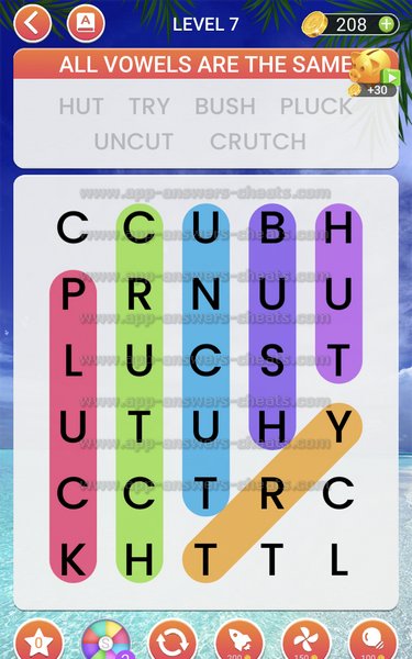 Word Serene Search Level 1 – 25 – App Answers & Cheats